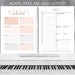Piano Teacher Printable Planner Pink Floral Daily, Weekly, Monthly ...