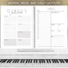 Piano Teacher Printable Planner - Pups - Etsy