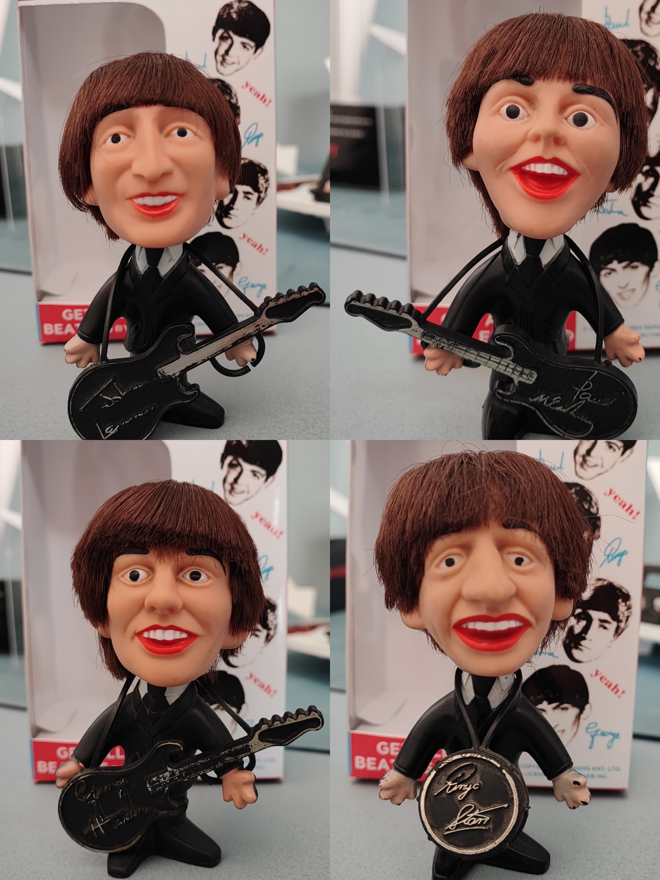 Famous Ed Sullivan arrows Stage With 1964 Remco-nems Beatles Dolls ...