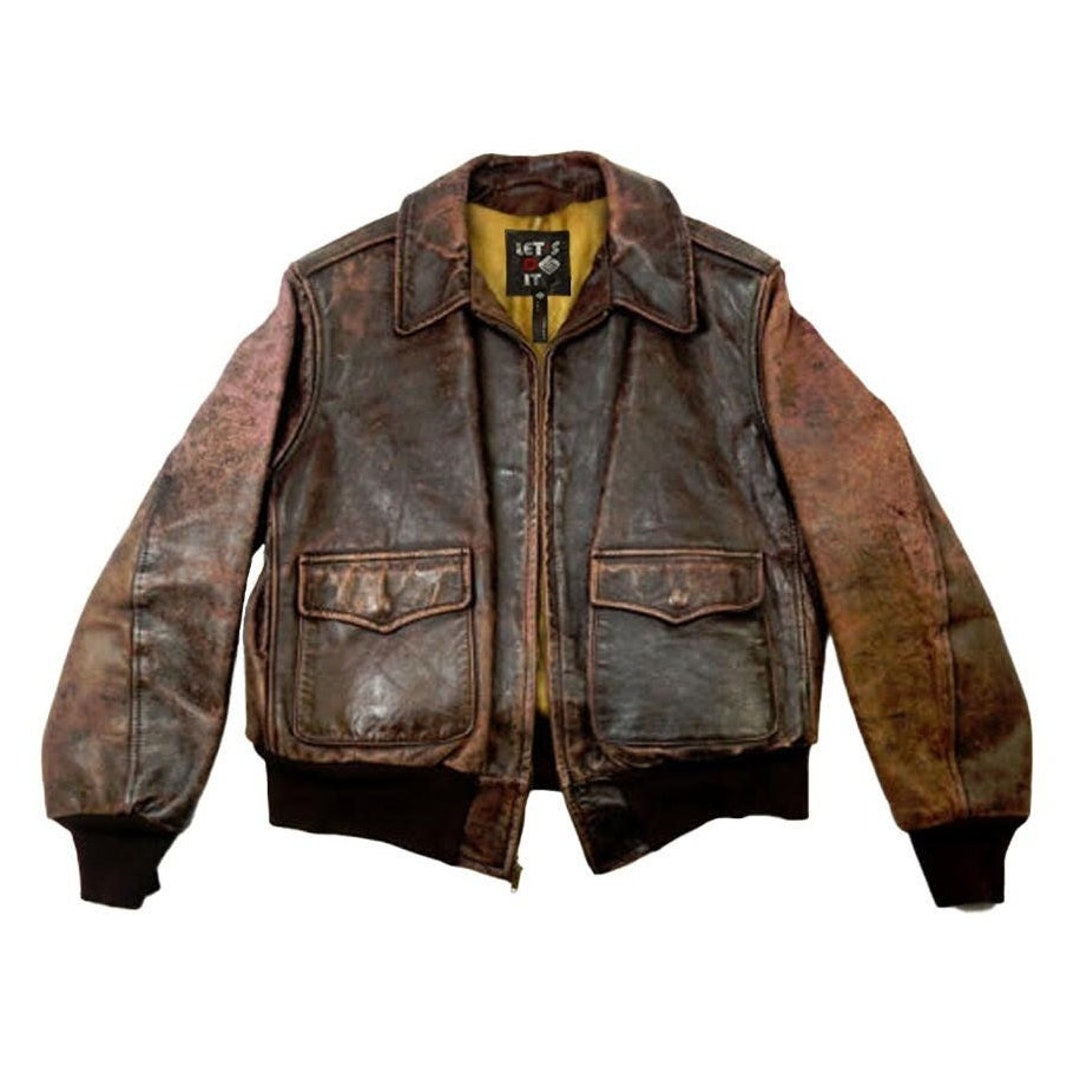 1940s G1 Military Bomber Jacket Vintage Style Streetwear Mens - Etsy