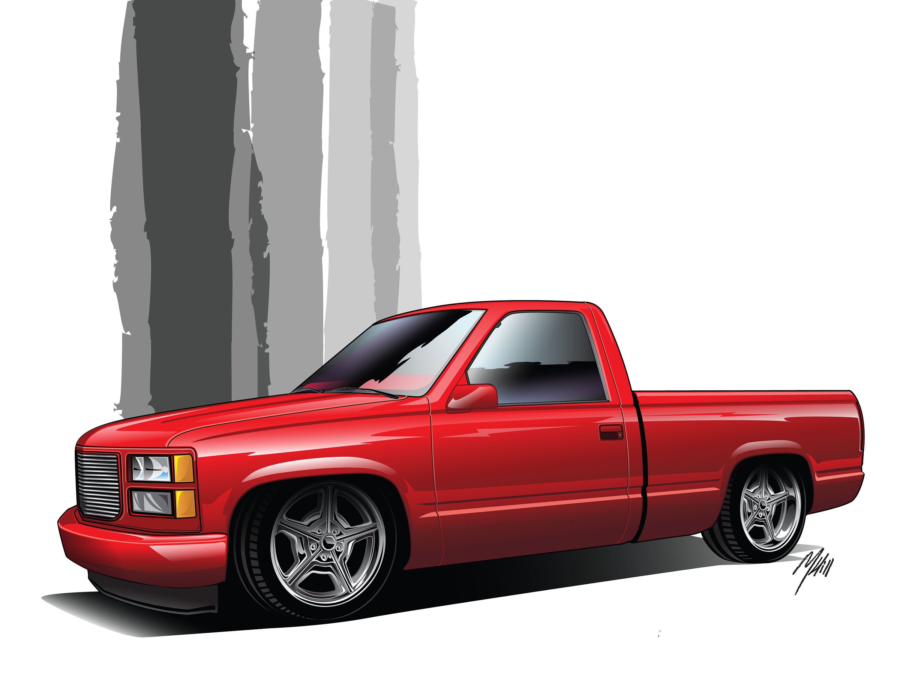 Automotive Rendering YOUR VEHICLE :) Car Truck Pro Art - Etsy
