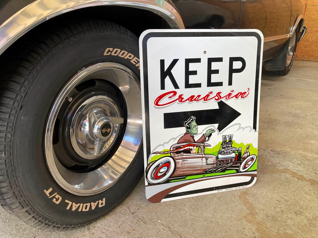 Frankenstein Hot Rod Rat Rod Hand Painted Road Sign Garage - Etsy
