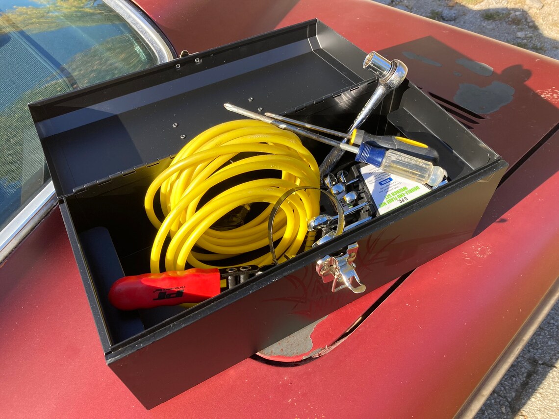 Blue Pinstripe Toolbox Hotrod Rockabilly - Etsy