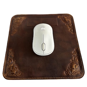 Genuine Full Leather Case Handmade Soft Mouse Pad Luxury Handcrafted ...