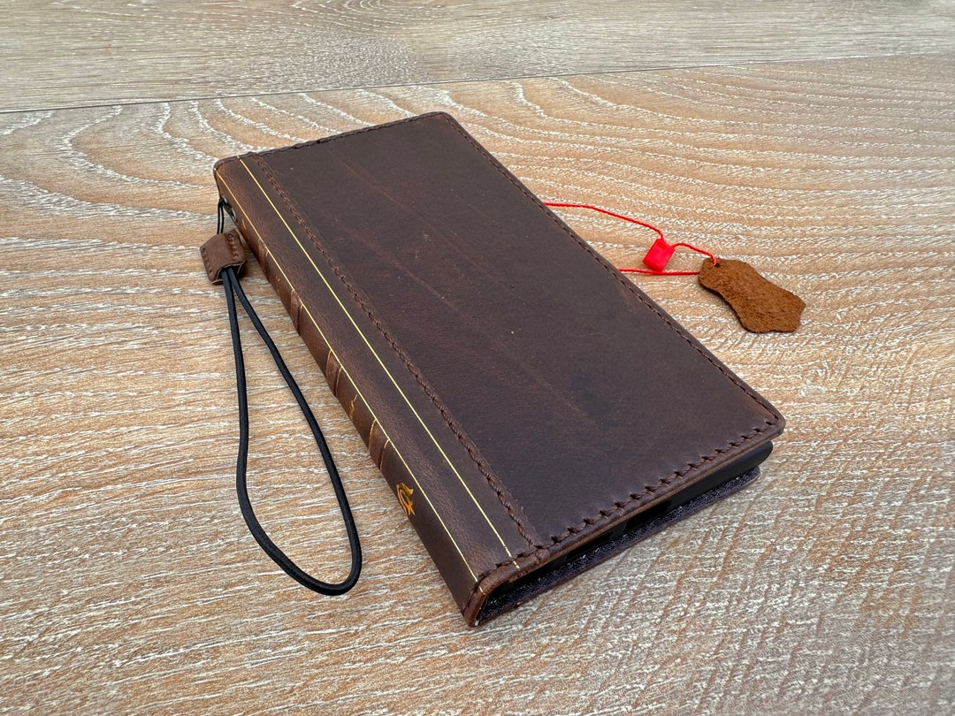 Genuine Leather for Galaxy S22 S21 S20 S23 S24 S25 FE Ultra Note 9 10 ...