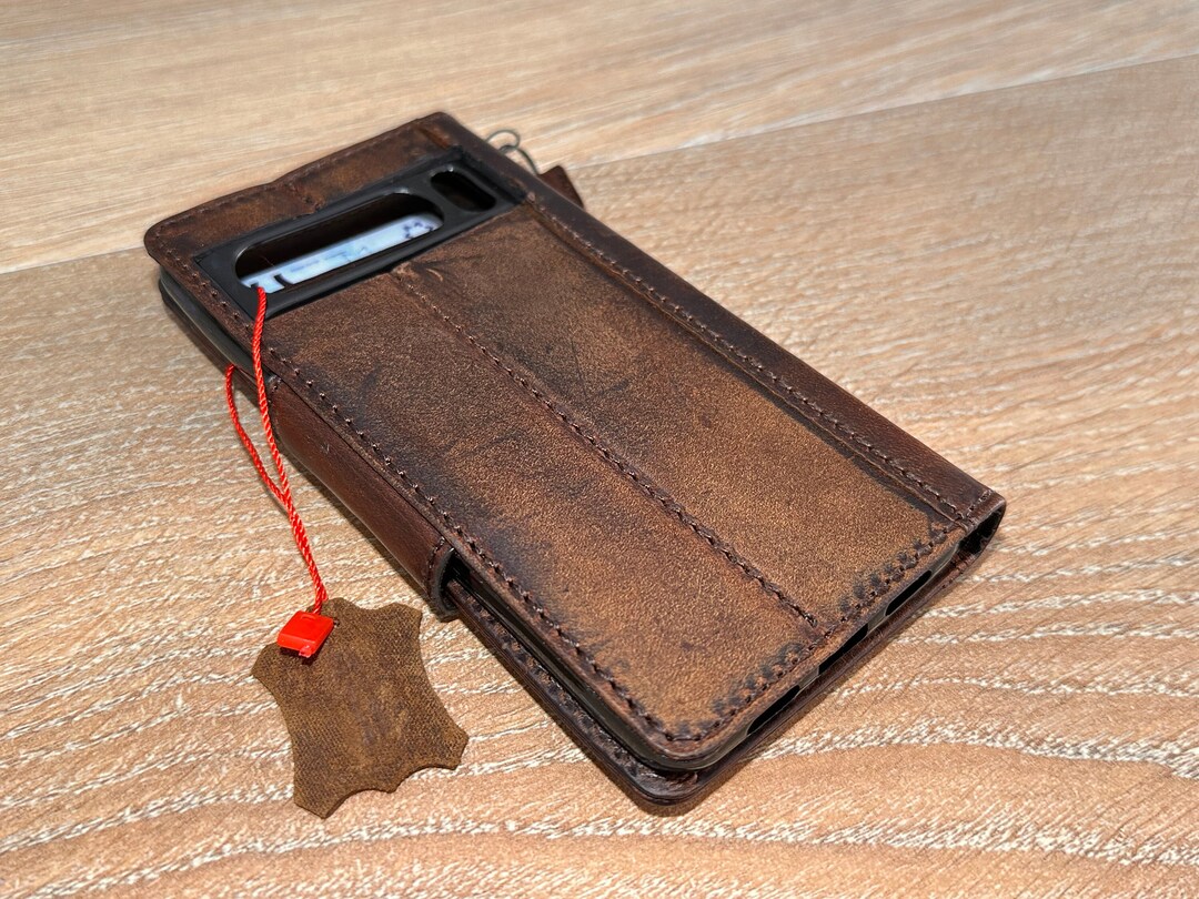Genuine Leather Case for Google Pixel Fold 4 5 6 7 8 A Pro XL 4G 5G ...