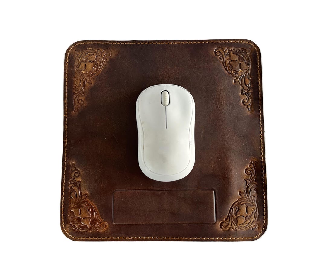 Genuine Full Leather Case Handmade Soft Mouse Pad Luxury Handcrafted ...