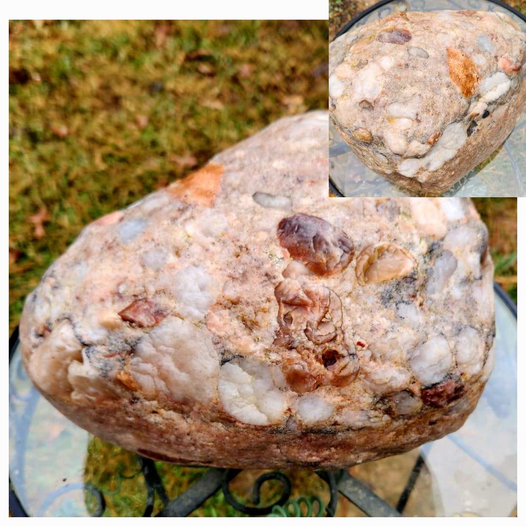 Huge Pudding Stone Michigan Pudding Stone With Huge Chunks - Etsy