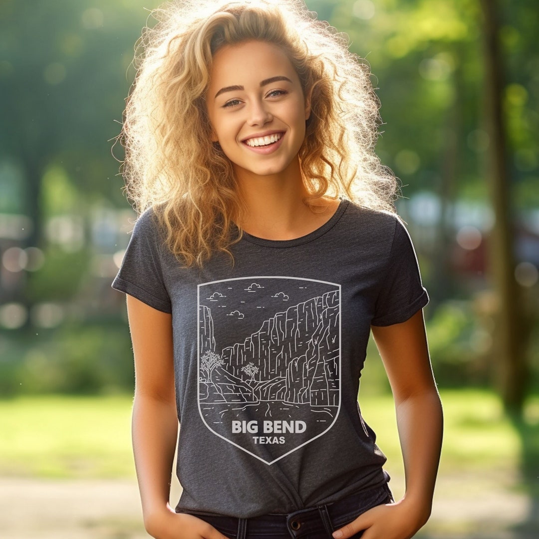 Big Bend Shirt, Big Bend National Park Tshirt Texas Unisex Oversized ...