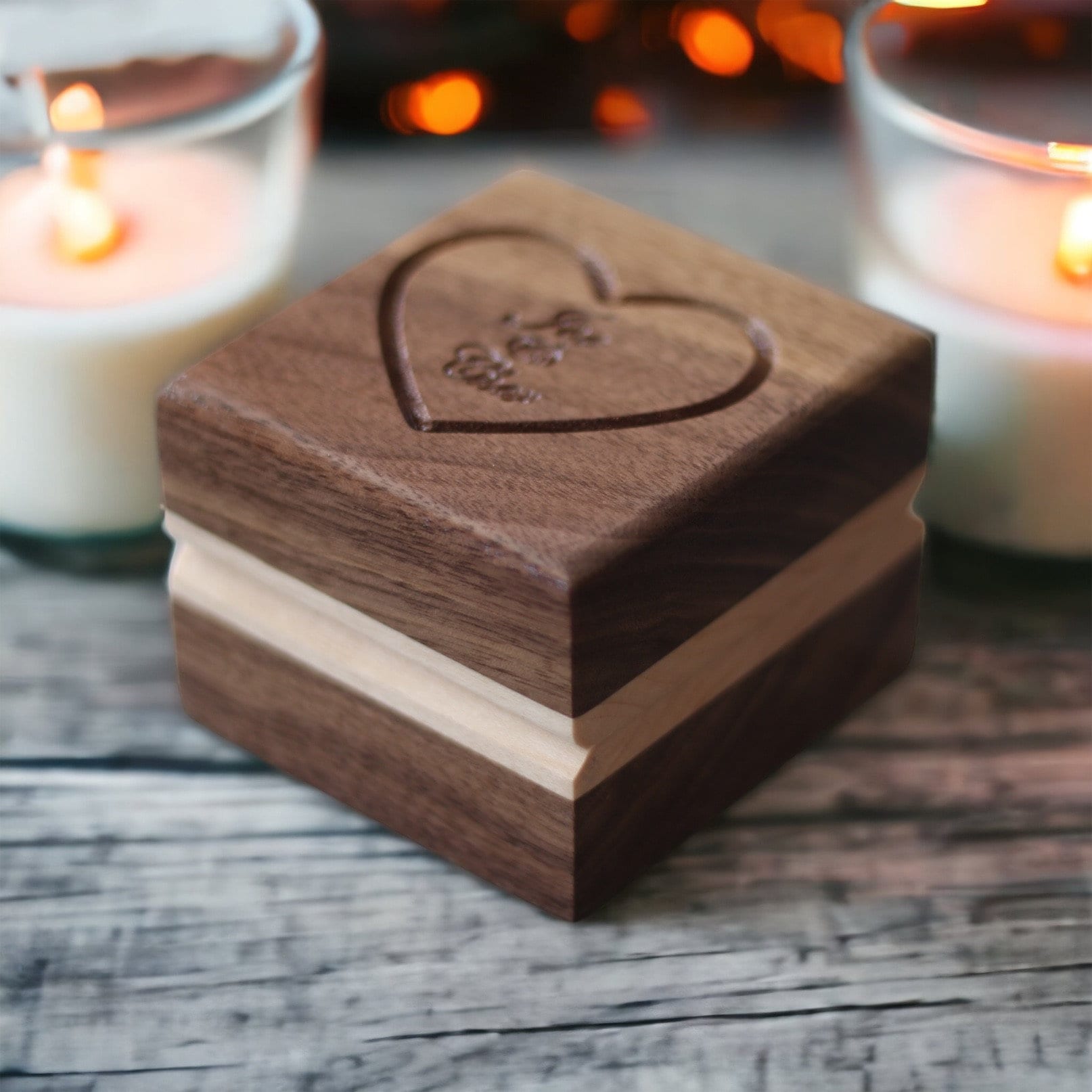 Wedding, Engagement, Proposal Ring Box, Double Ring Box, Personalized ...