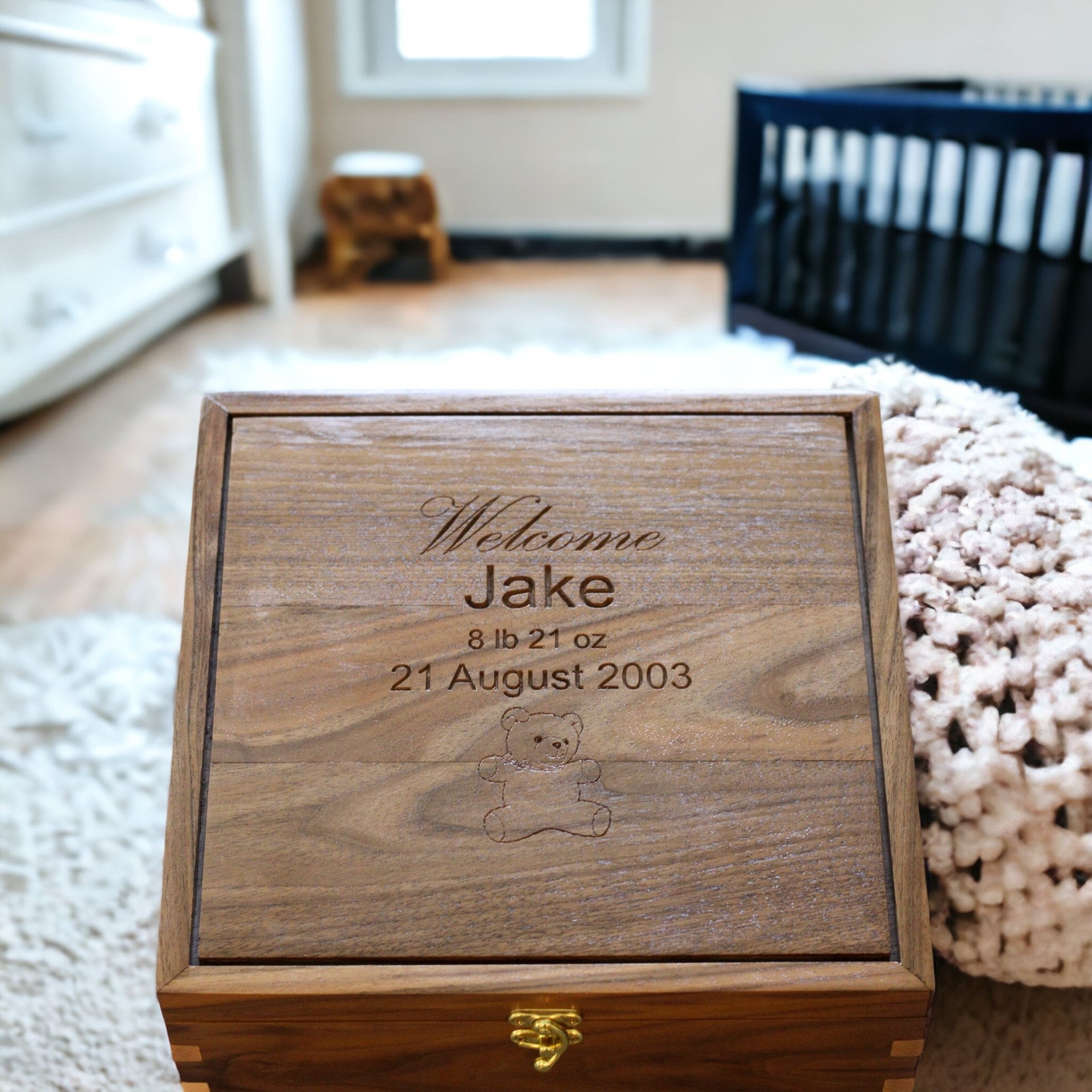 Personalized Baby Keepsake Box, Custom Baby Gift, Personalized Baby ...