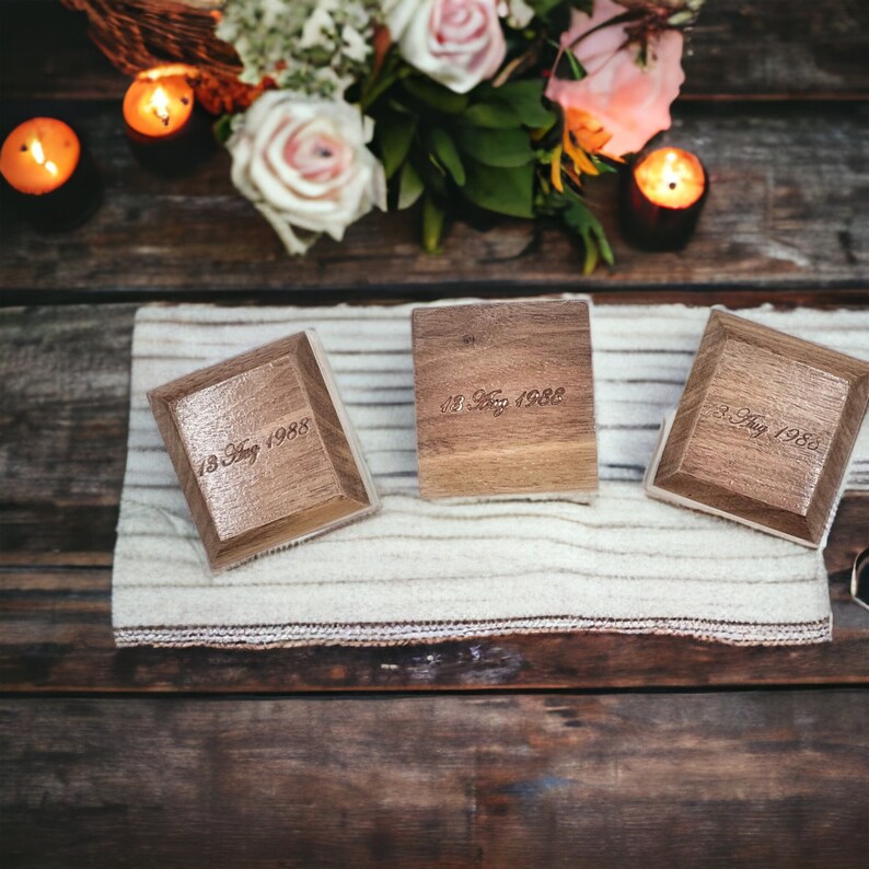 Wedding, Engagement, Proposal Ring Box, Double Ring Box, Personalized Ring Box, Engraved Ring ...