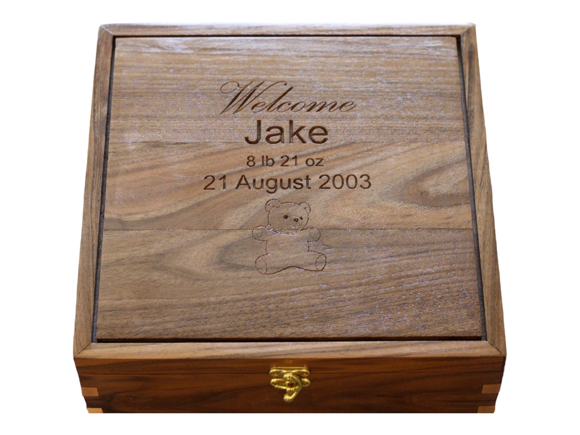 Personalized Baby Keepsake Box, Custom Baby Gift, Personalized Baby ...