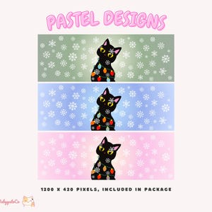 Set of 5 Animated Light Holiday Winter Discord Profile Banners for ...