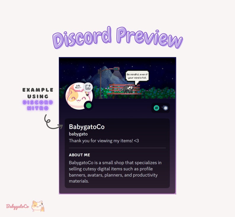 Set of 2 Motivational Animated Pixel Discord & Twitch Profile Banner ...