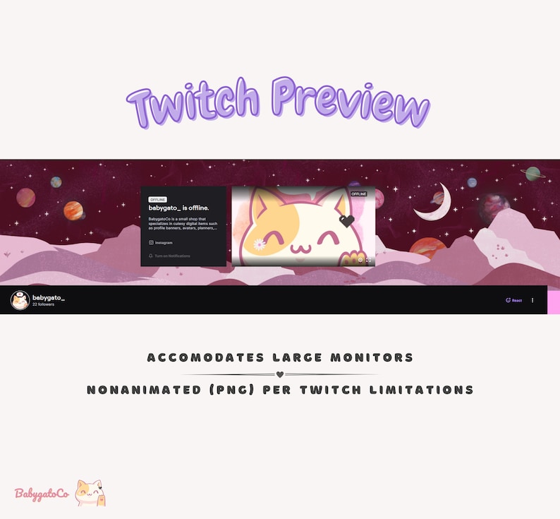 Set of 2 Galaxy Space Animated Discord & Twitch Banner - Lift Off - Etsy