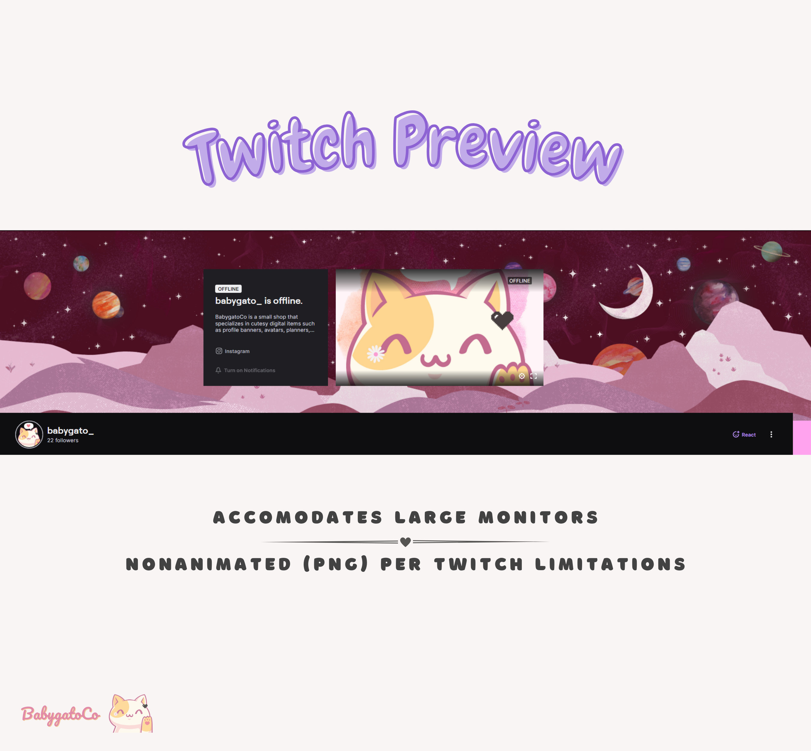 Set of 2 Galaxy Space Animated Discord & Twitch Banner - Lift Off - Etsy