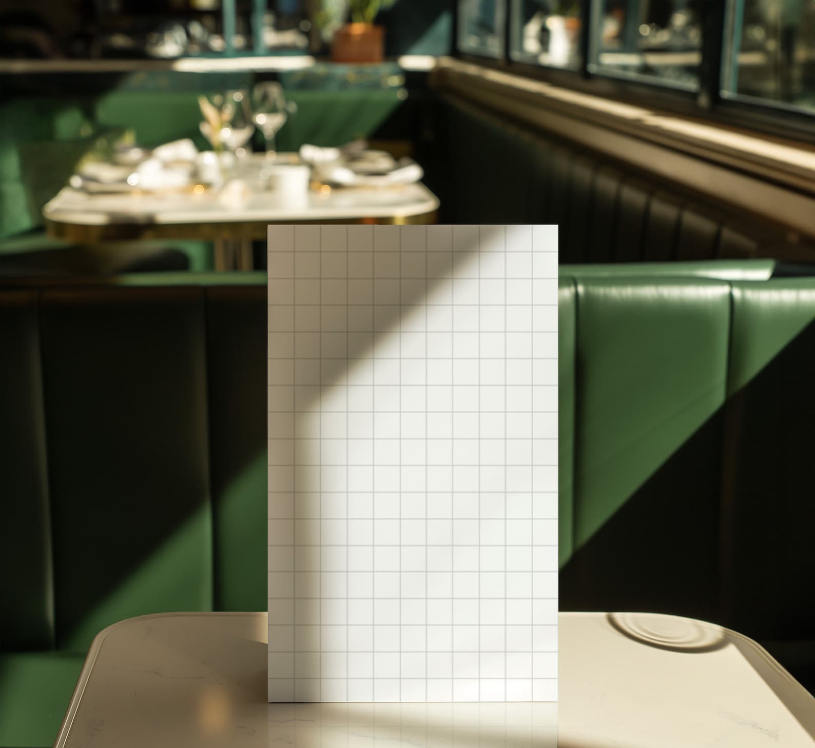 Restaurant Menu Mockup - PSD Poster Mockup, Restaurant Poster, Menu ...