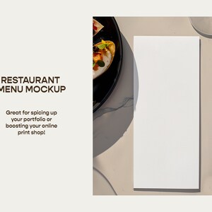 PSD Restaurant Menu Mockup Template Editable Digital Cocktail Menu Design, High-resolution PSD ...