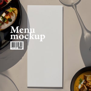 PSD Restaurant Menu Mockup Template Editable Digital Cocktail Menu Design, High-resolution PSD ...