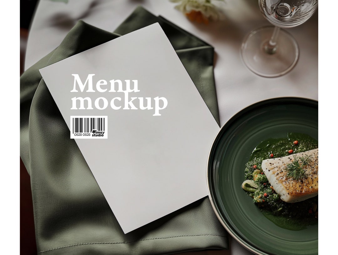 Restaurant Menu Mockup PSD Poster Mockup, Restaurant Poster, Menu ...