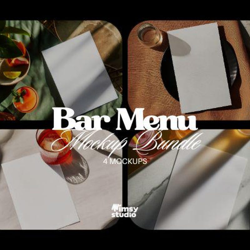 Photoshop Menu Templates - Etsy