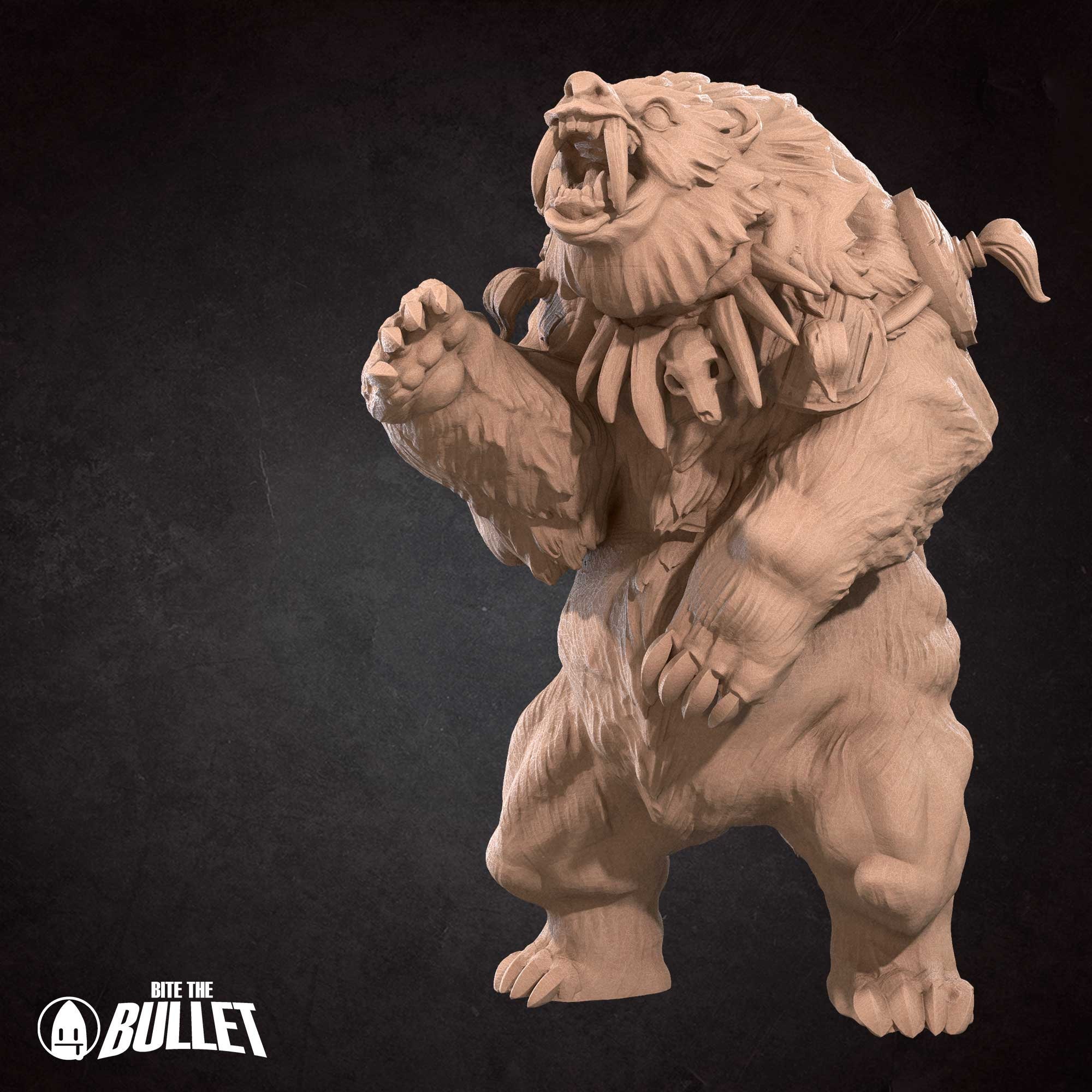 Orc Ranger W/ Optional Bear Companion - Etsy