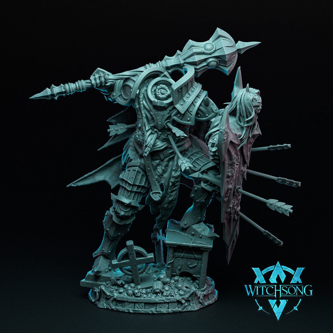 Colossal Knight Horror - Headless Undead Champion - Etsy