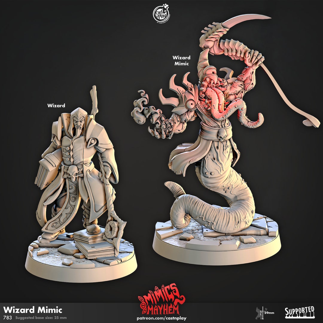 Wizard Mimic - Mimic Mayhem - Etsy