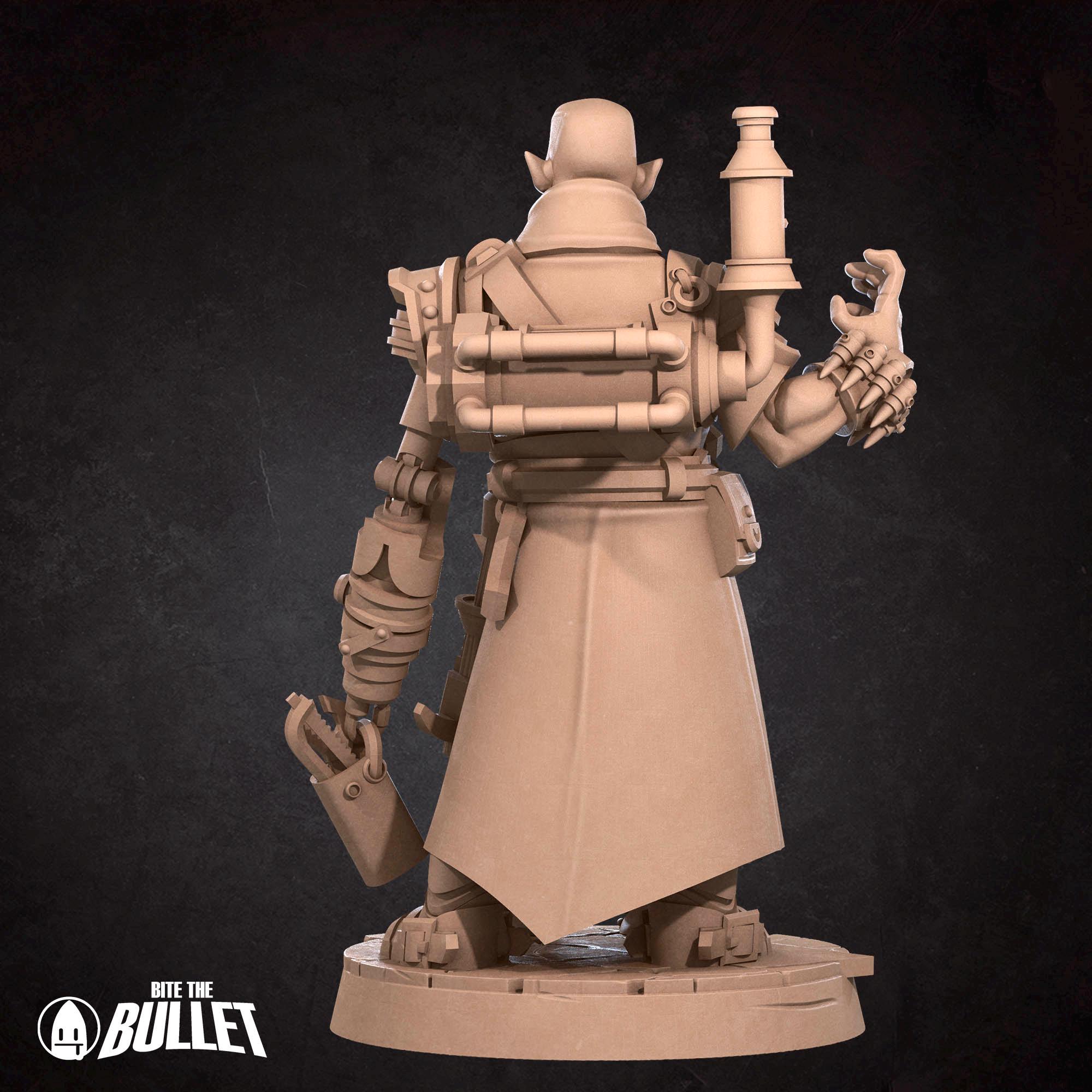 Half Orc Inventor and Robot by Bite the Bullet - Etsy