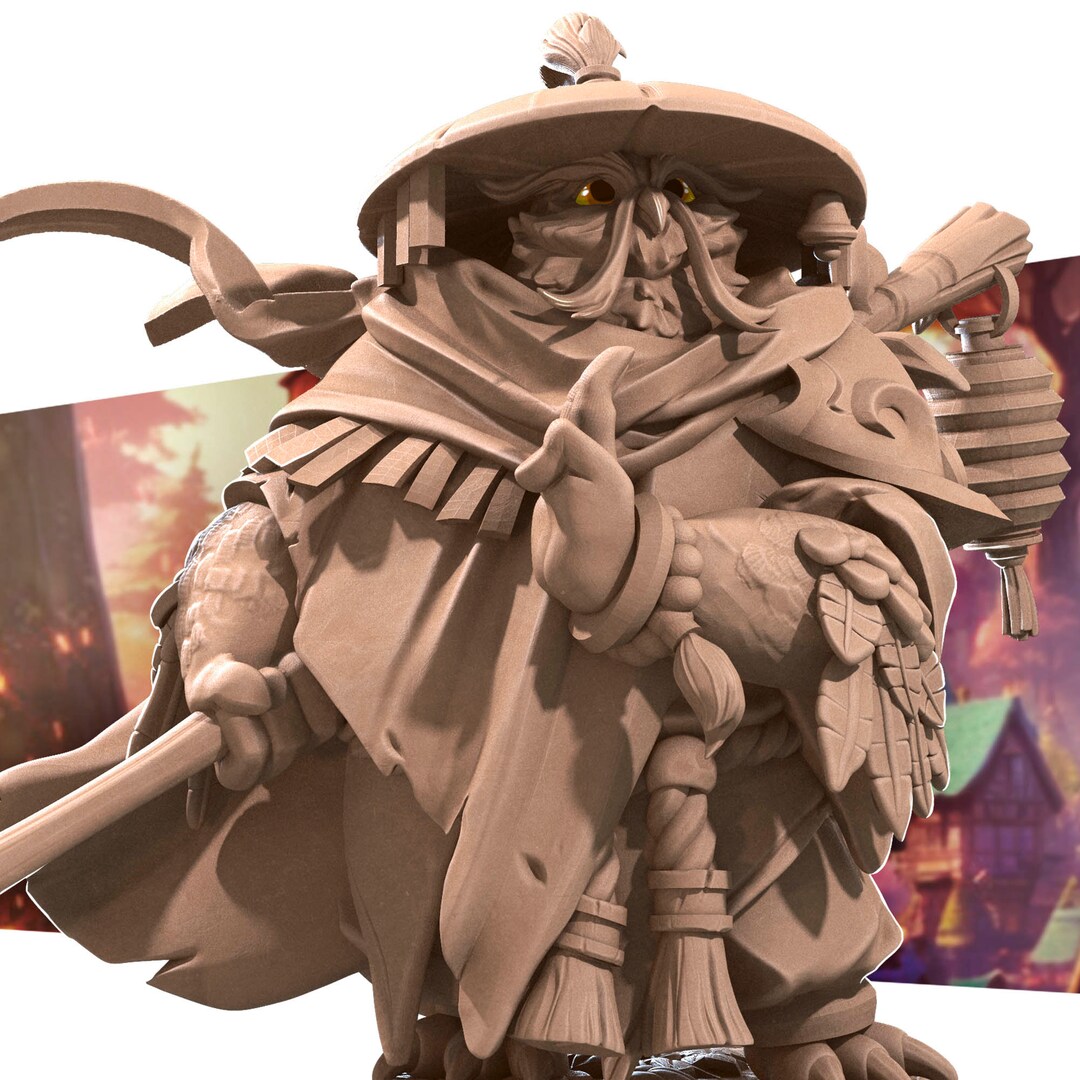 Owlfolk Monk - Tengu Sage - Kenku Wanderer - 2 Variations - Etsy
