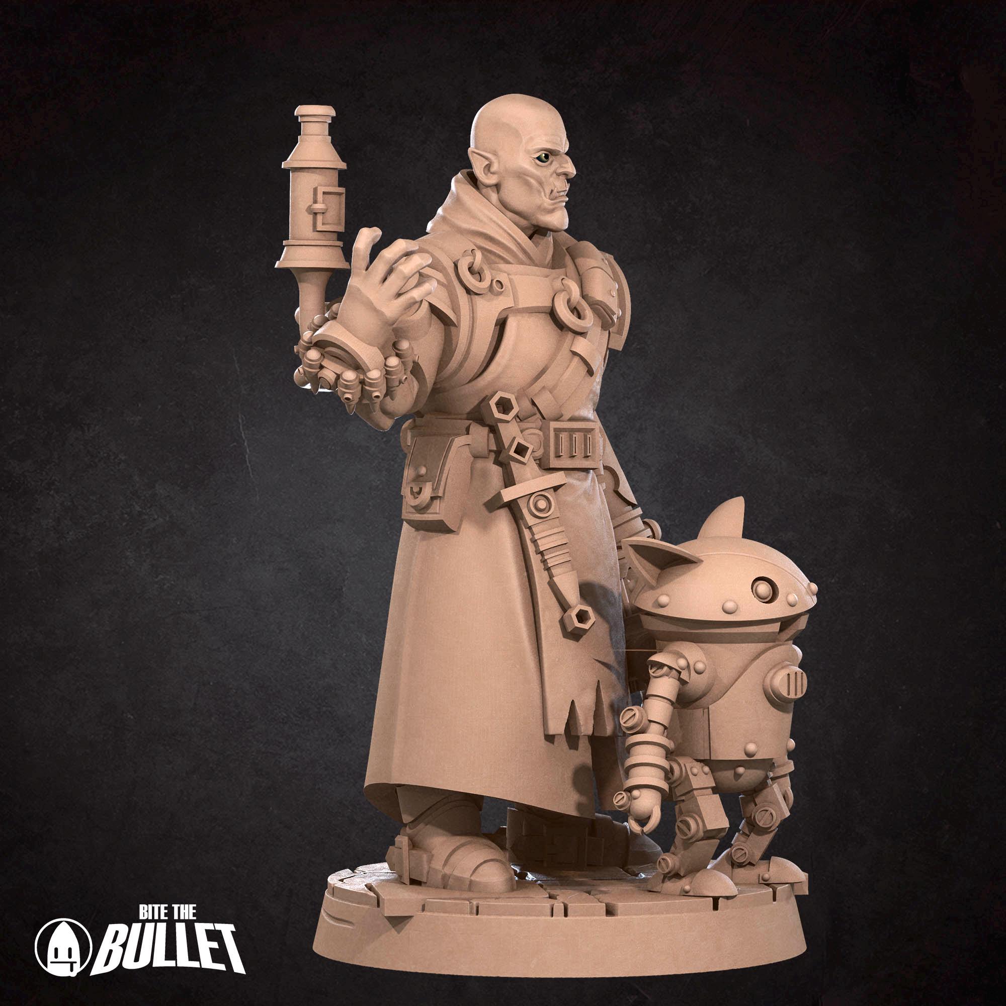 Half Orc Inventor and Robot by Bite the Bullet - Etsy