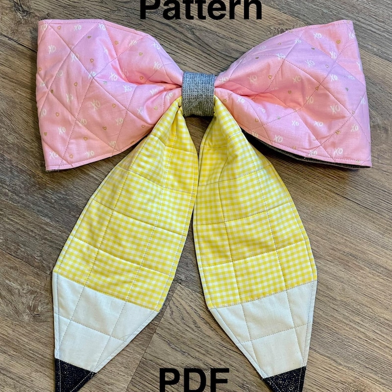 Giant Quilted Bow Pattern - Etsy