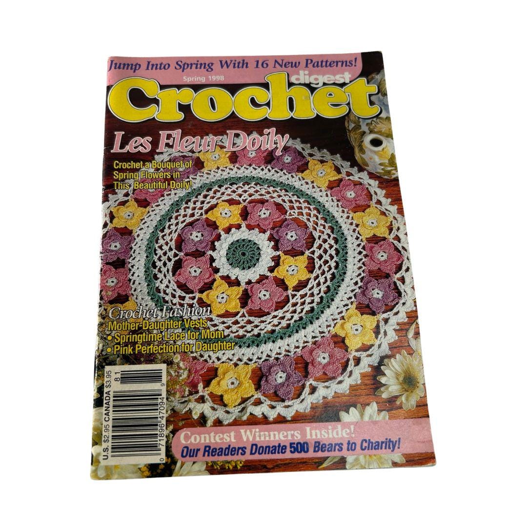 Crochet Digest Magazine Spring 1998 - Etsy