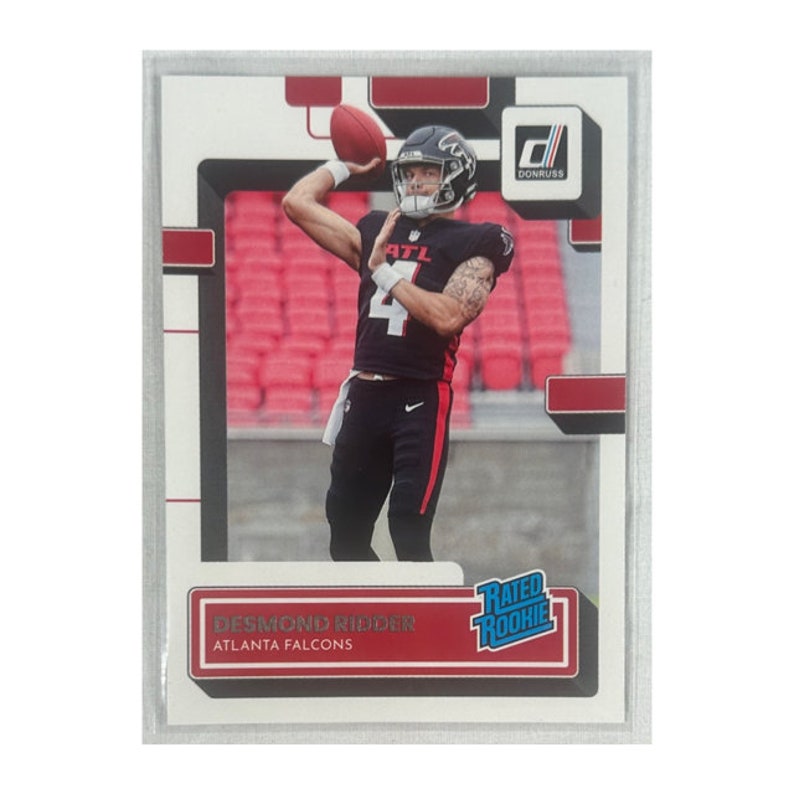 Atlanta Falcons Team Collectible Cards, Desmond Ridder, Jeff George ...