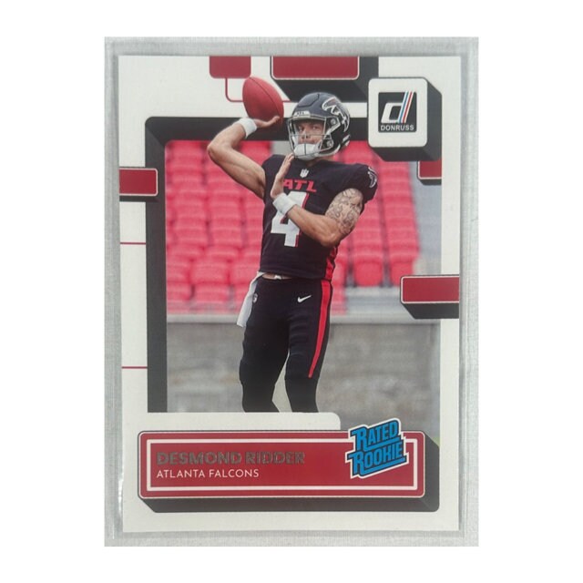 Atlanta Falcons Team Collectible Cards, Desmond Ridder, Jeff George ...