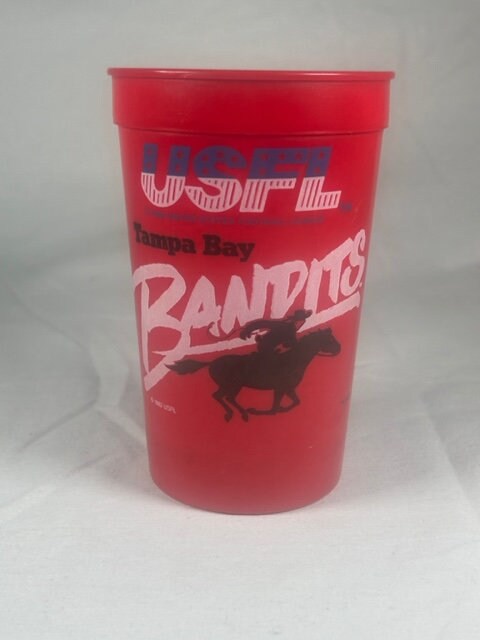 Vintage Tampa Bay Bandits Plastic Cup 1982, Classic Sports Memorabilia ...