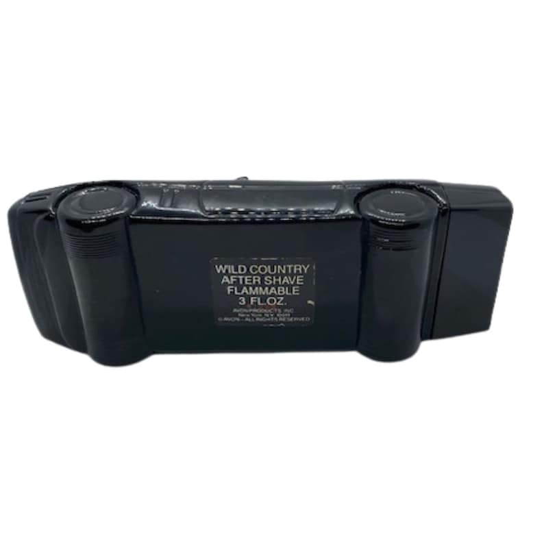 Avon Black Glass Sports Car Cologne Bottle Men's Aftershave, 1980's ...