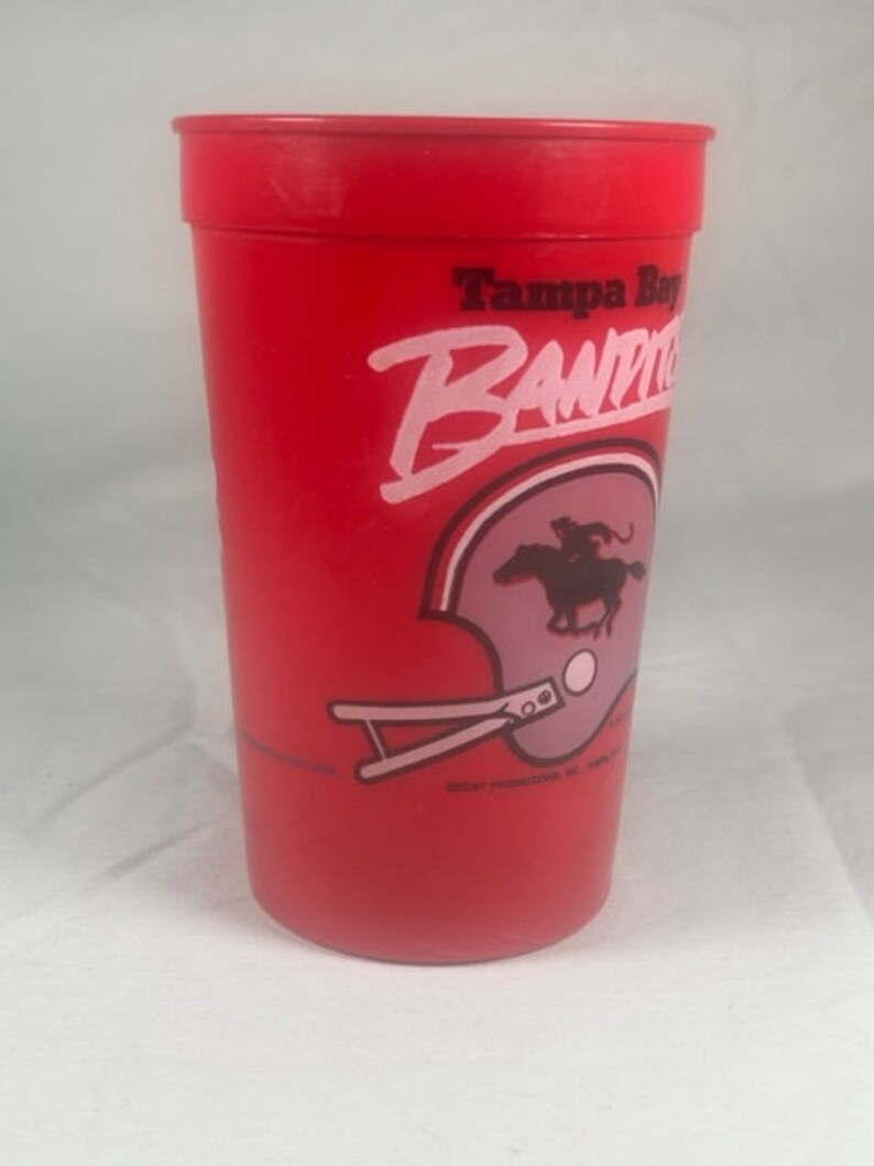 Vintage Tampa Bay Bandits Plastic Cup 1982, Classic Sports Memorabilia ...