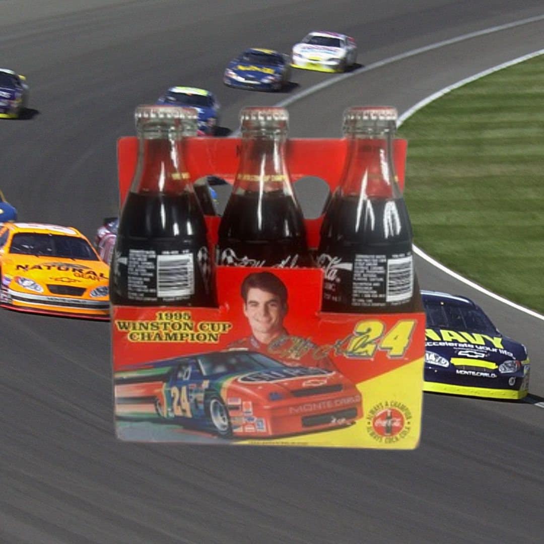 1995 Jeff Gordon #24 Coke Bottle 6-pack: Winston Cup Champion ...