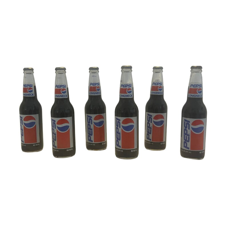 Vintage Pepsi Shaq Attack Longneck Bottle, 1992 to 1993 Season Glass ...