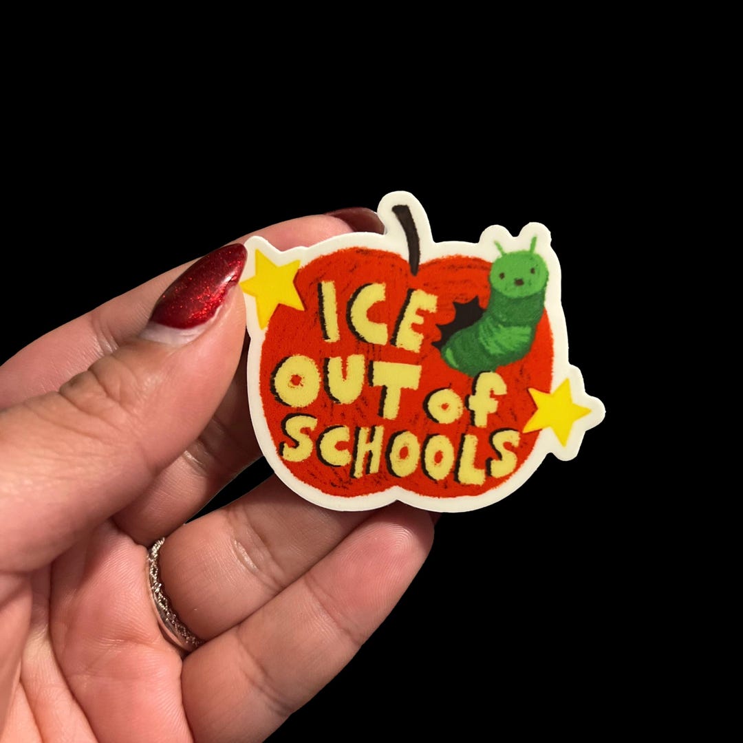 ICE Out of Schools Vinyl Sticker - Etsy