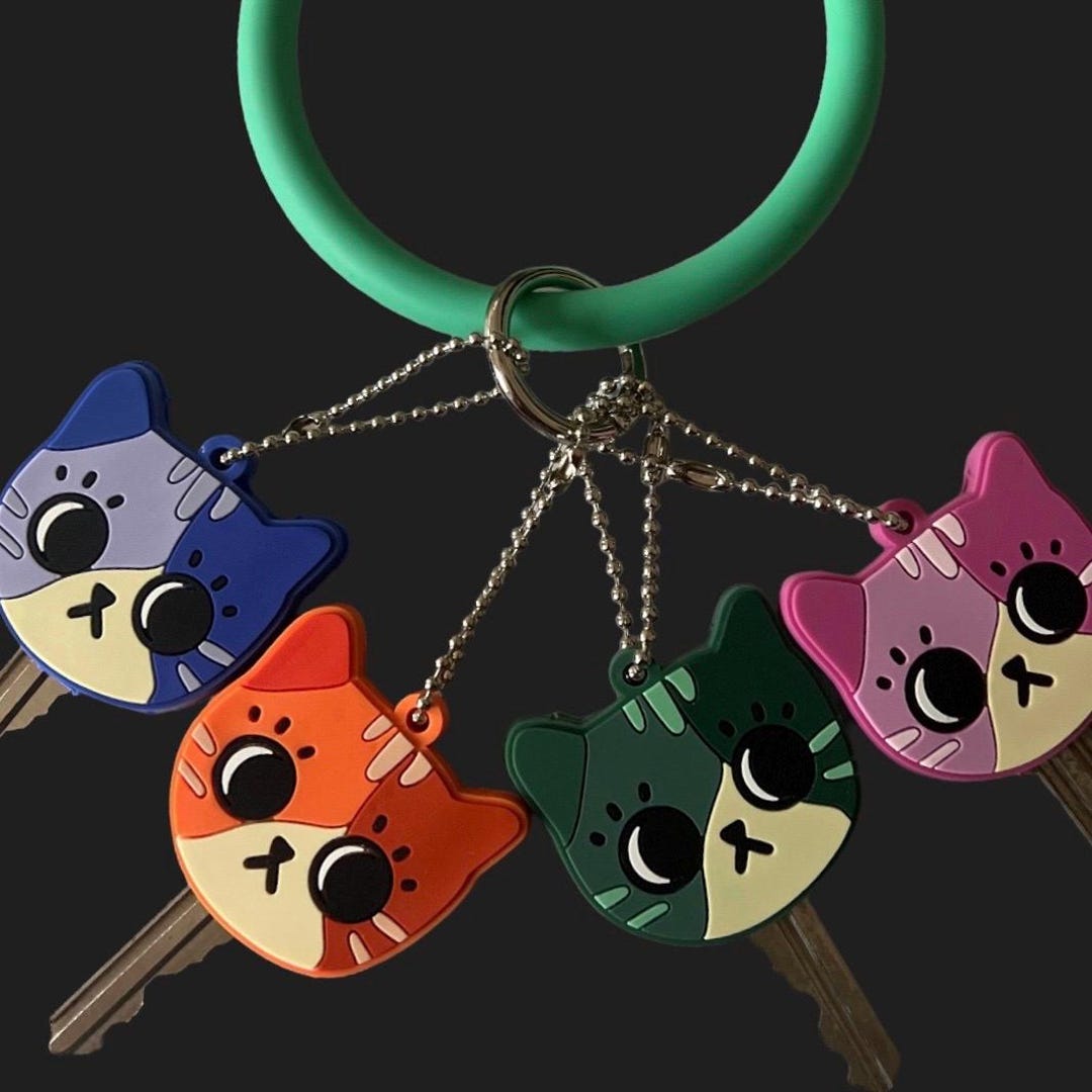 Key Cover / Cap - Cat - Etsy