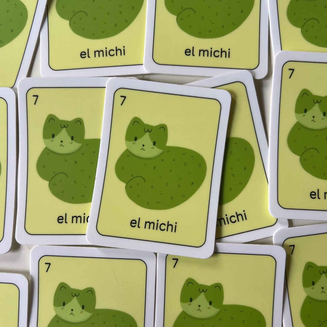 Cat Lotería Vinyl Sticker - Etsy