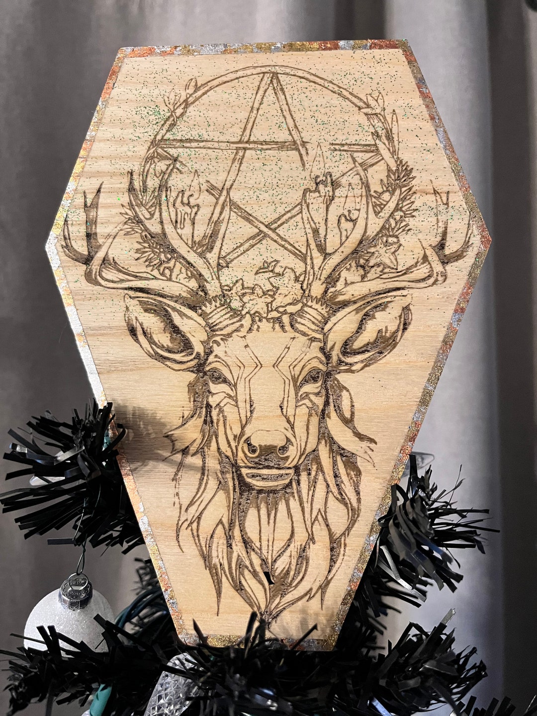 Yule Elk Tree Topper - Etsy