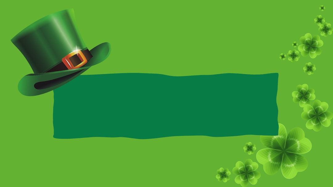 St. Patrick's Day Whiteboard Powerpoint Presentation Slides - Etsy