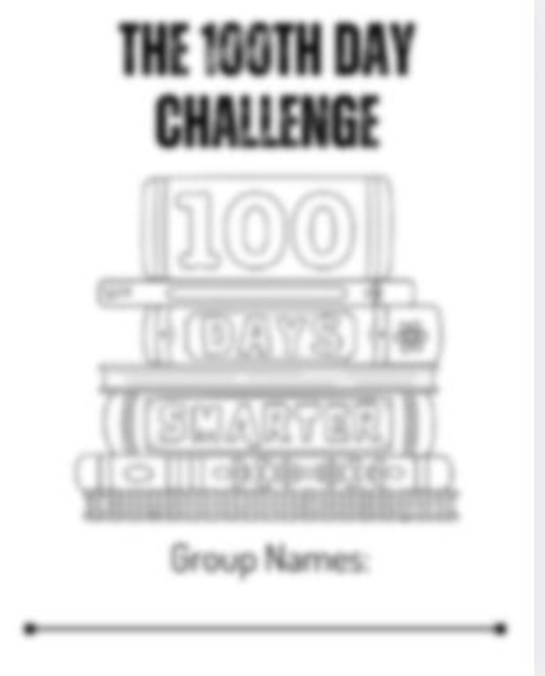 100th Day Science Challenge Middle or High School - Etsy