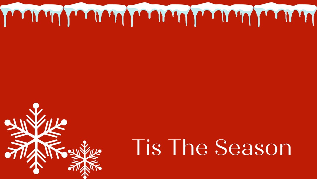 Winter Holiday Whiteboard Powerpoint Presentation Slides - Etsy