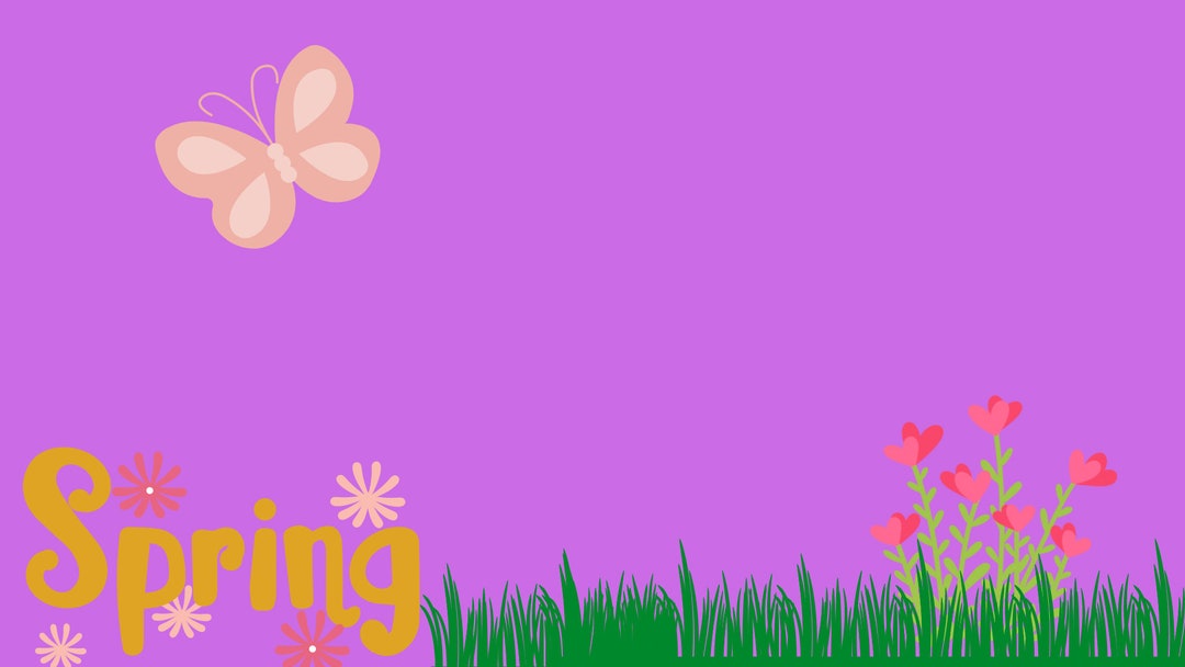 Spring Whiteboard Powerpoint Presentation Slides - Etsy