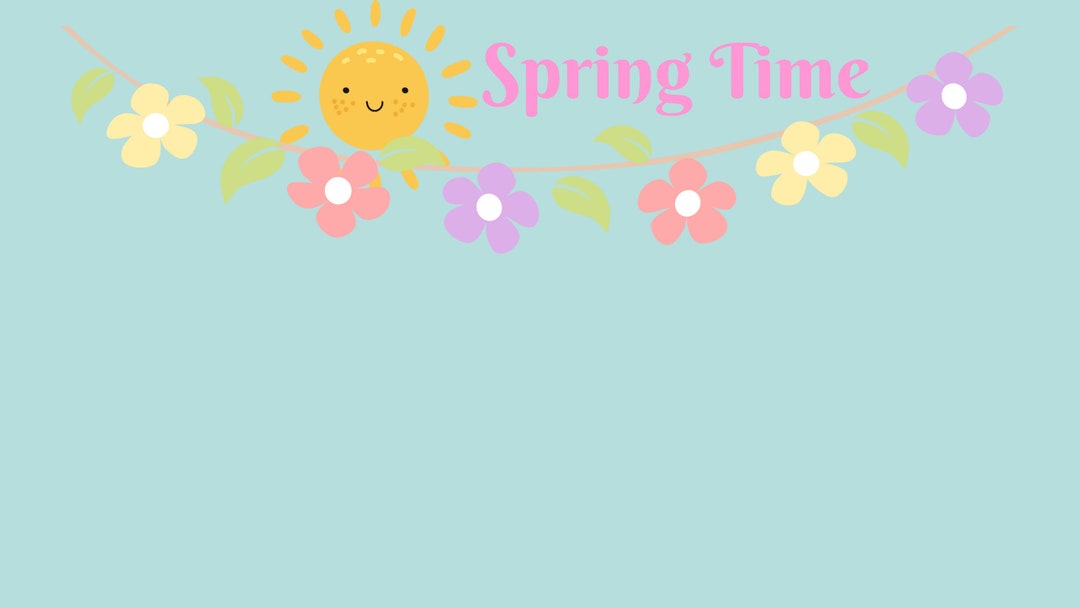 Spring Whiteboard Powerpoint Presentation Slides - Etsy